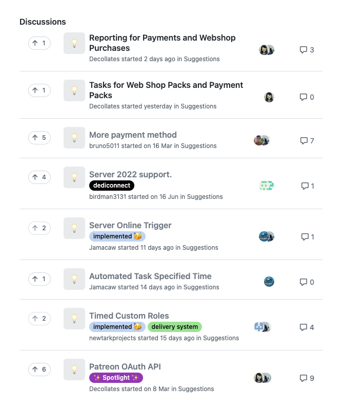 Game community manager dashboard - GameServerApp.com
